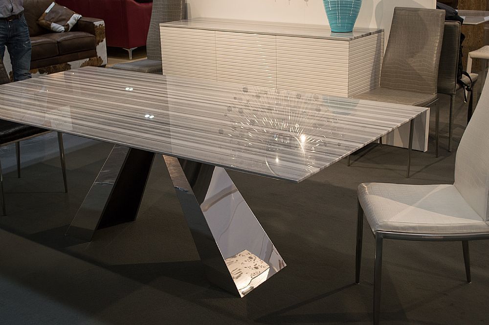 Rectangular Dining Table by Stone International | Furnitureland South ...