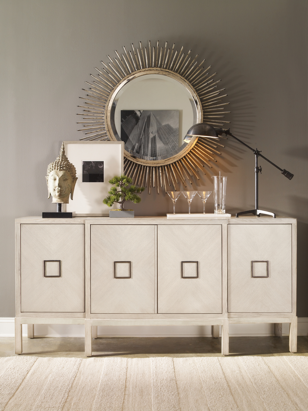 Carmen Spoked Mirror by Vanguard Furniture | Furnitureland South | The ...